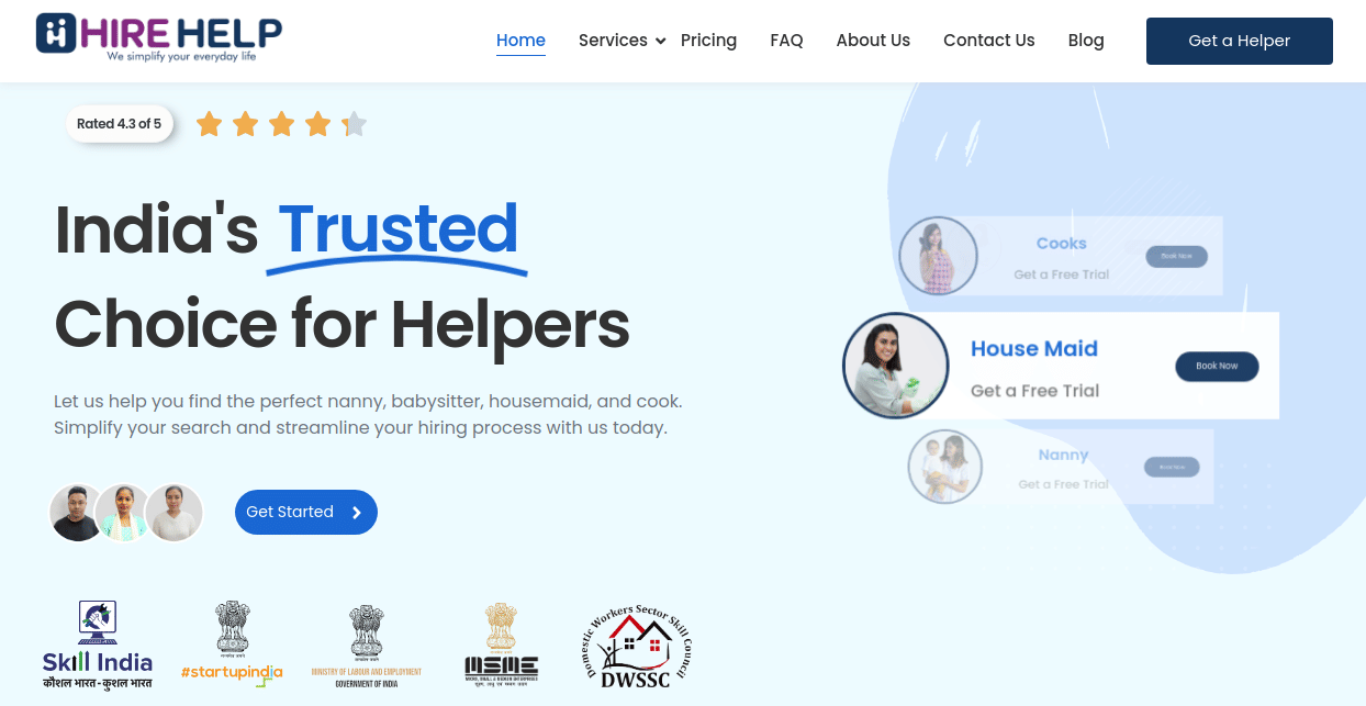 The best way to hire trained, reliable, and verified helpers in Gurgaon ...